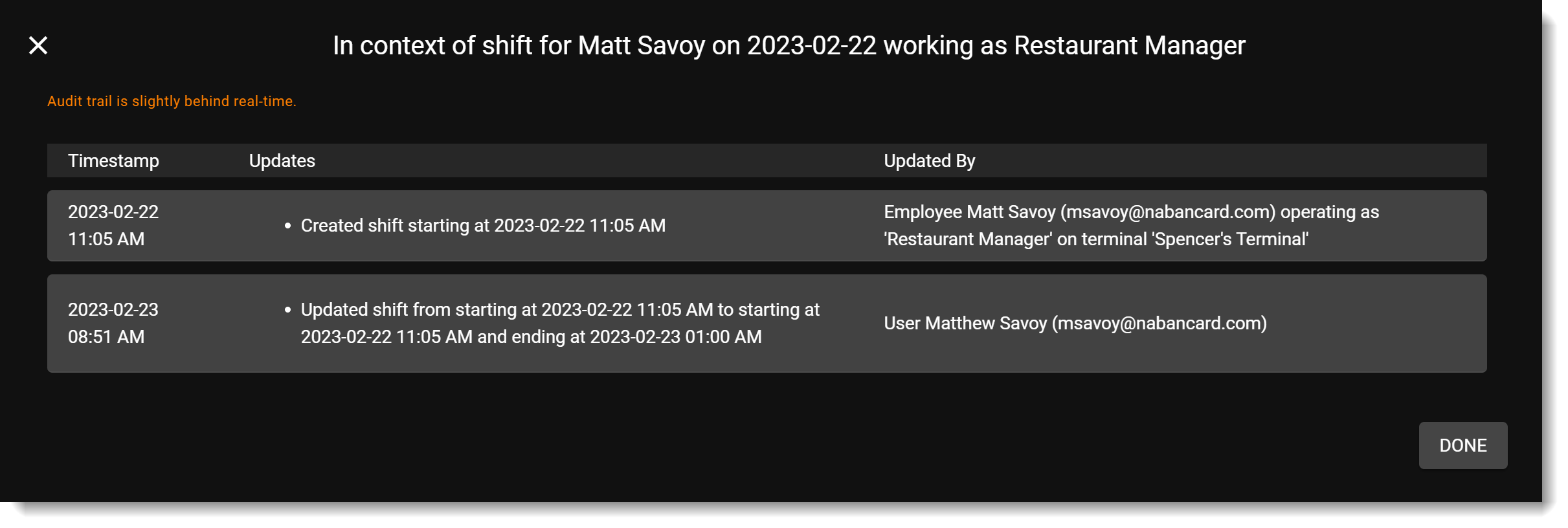 How to Make Shift Adjustments and Audit Time Cards – SALIDO