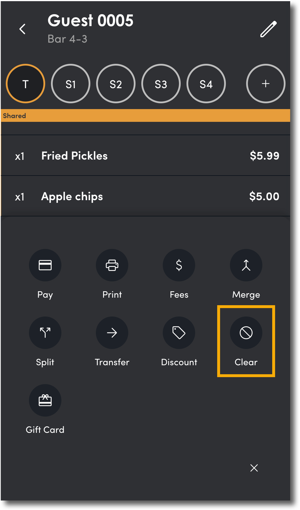 How to Clear a Check in the POS – SALIDO